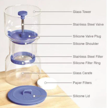 Bruer Cold Drip Coffee System - Blue | Brew Perfection