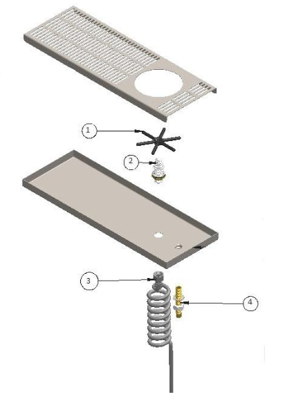 Krome Side Rinser Tray
