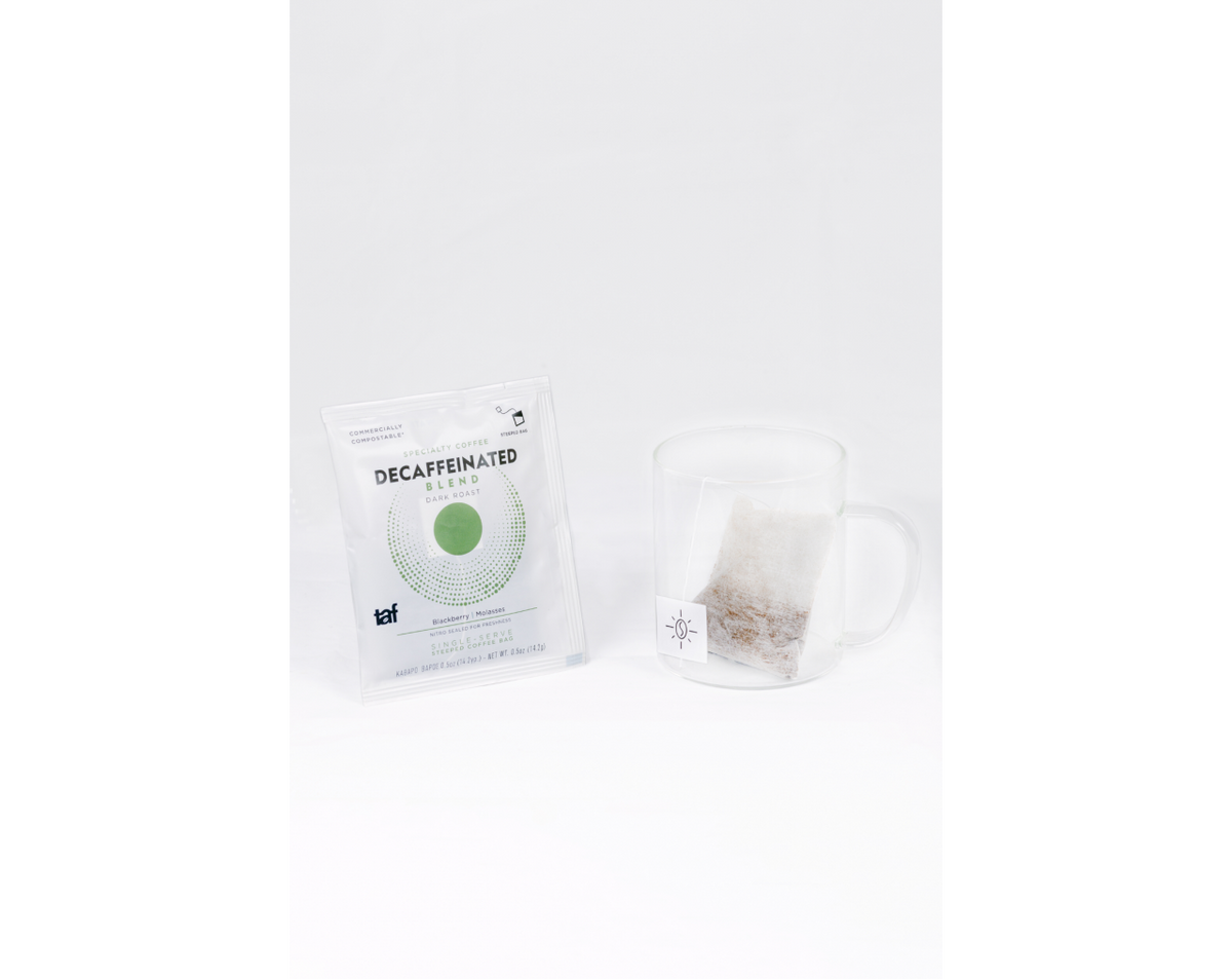 Taf Steeped Coffee - Decaffeinated Blend (10 bags)